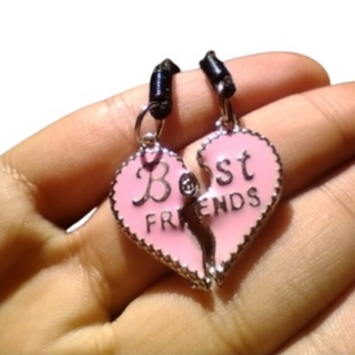 Kit 2 Colares Da Amizade Best Friends Forever Rosa Melhores Amigas ...
