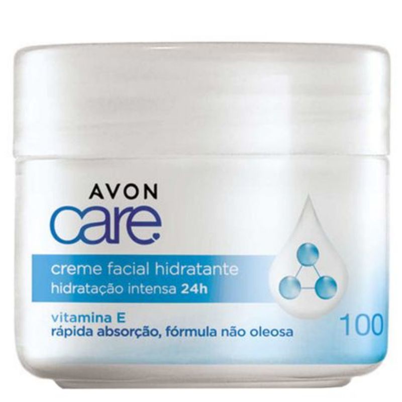 Creme Hidratante Para o Rosto - Creme Facial Avon Care 100g | Shopee Brasil