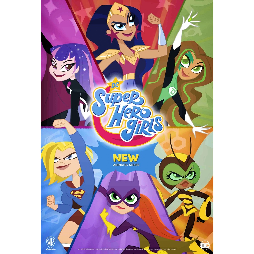 Poster: Super Hero Girls | Shopee Brasil