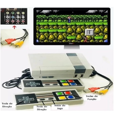 Mini Video Game Console Retro 620 Jogos Classicos（Super mario) 2 ...