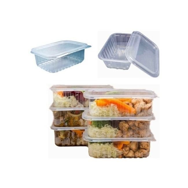 Pote Prafesta Retangular 250ml C/ 24 unidades. | Shopee Brasil