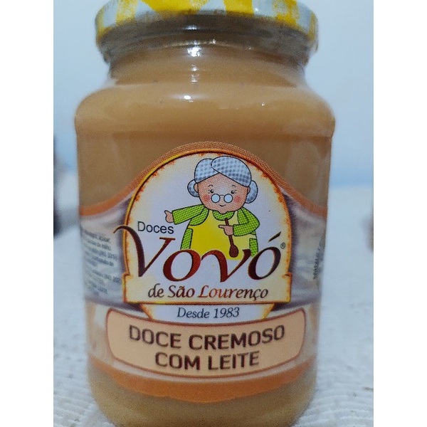 Tradicional Doce cremoso com leite Mineiro pote 650 gramas | Shopee Brasil