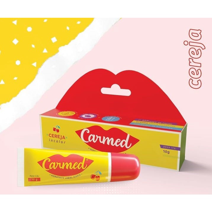 HIDRATANTE LABIAL CARMED CEREJA - 10G | Shopee Brasil