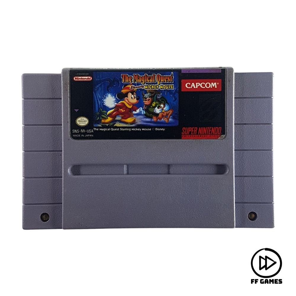 Jogo Super Nintendo SNES - The Magical Quest s/ Mickey Mouse | Shopee ...
