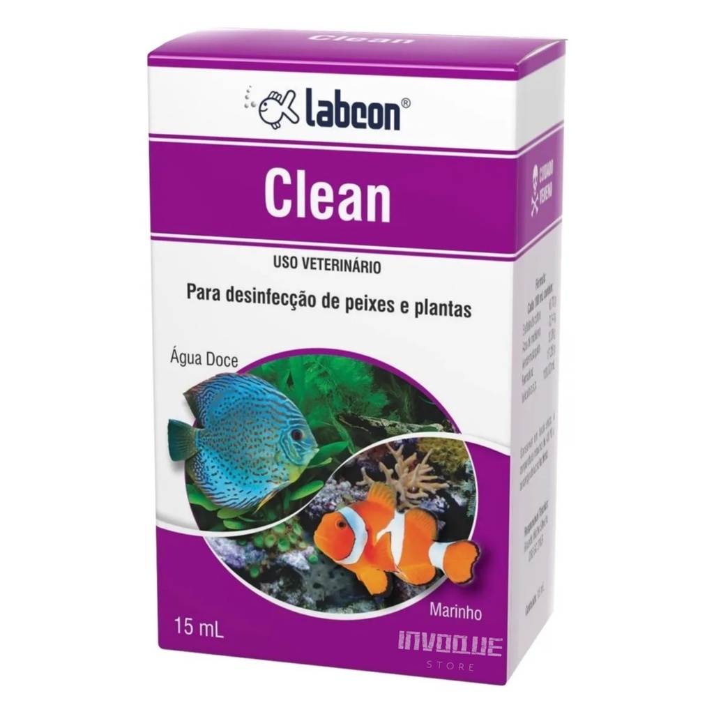 Alcon Lacbon Clean para Desinfecção de peixes e plantas | Shopee Brasil