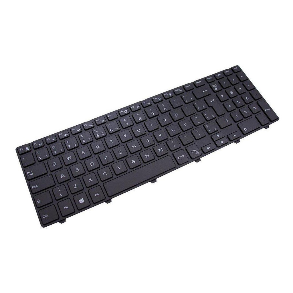 Teclado Para Notebook Dell Inspiron 15 Series 3000 Br Com Ç | Shopee Brasil
