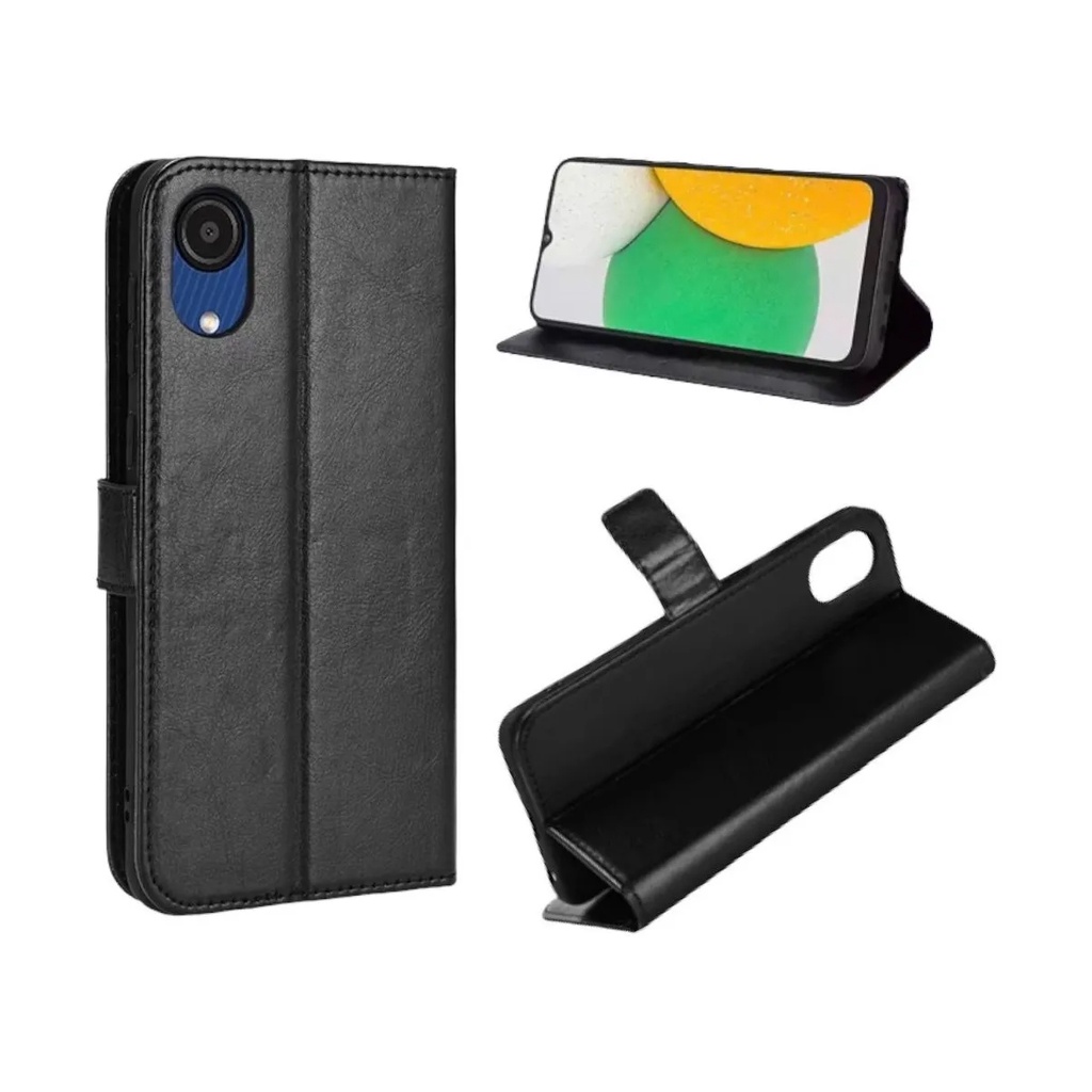 Capa Capinha Carteira Samsung Galaxy A03 Core Case Couro Flip | Shopee Brasil