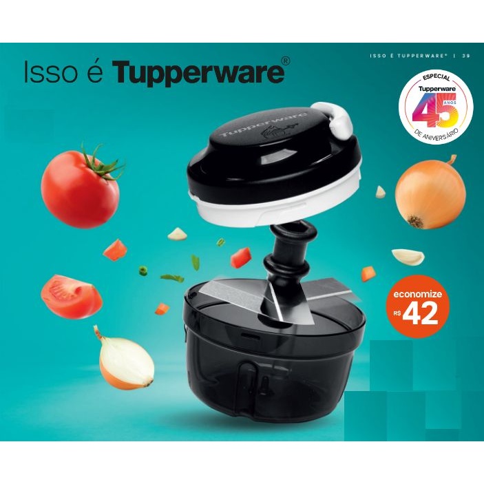 Tupperware Turbo Chef Preto 300ml | Shopee Brasil