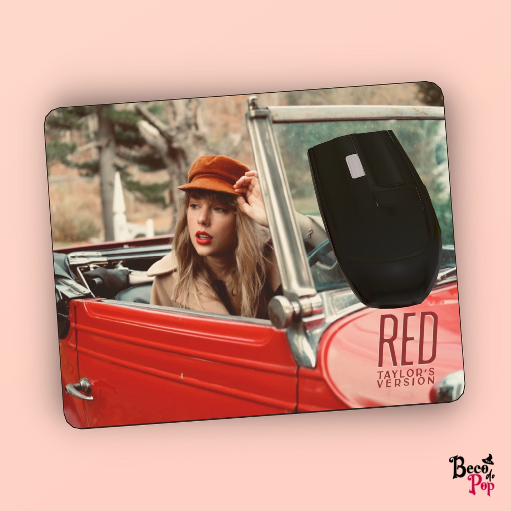 Mouse Pad - Taylor Swift (Red Taylor's Version) | Shopee Brasil