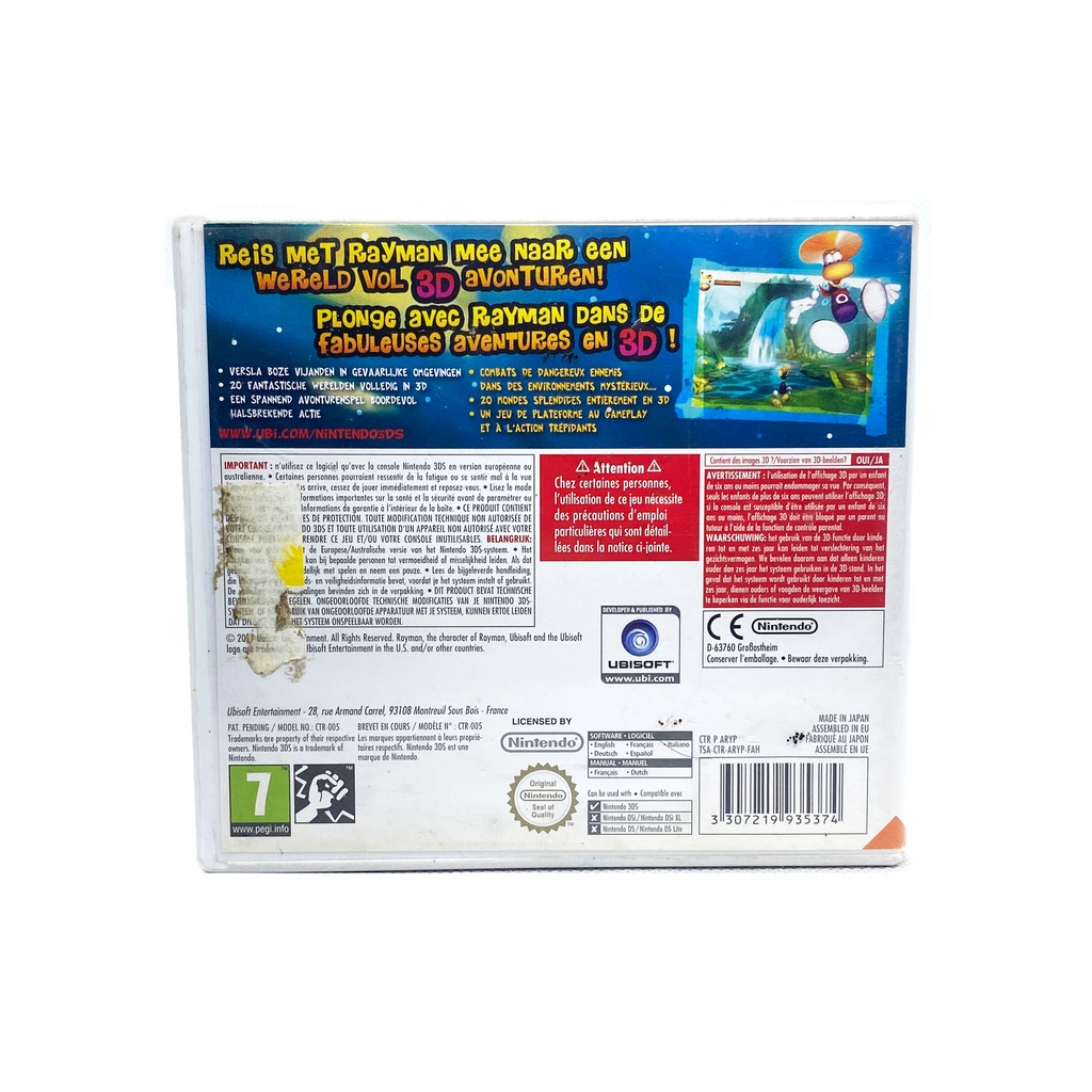 Jogo Rayman 3d Original - Nintendo 3DS | Shopee Brasil