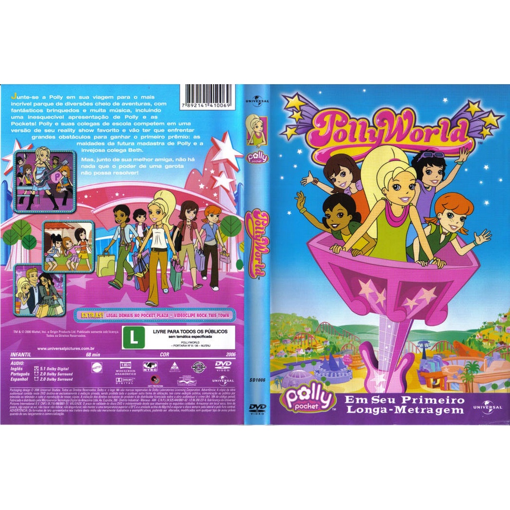 Polly Pocket Polly World dvd lacrado | Shopee Brasil
