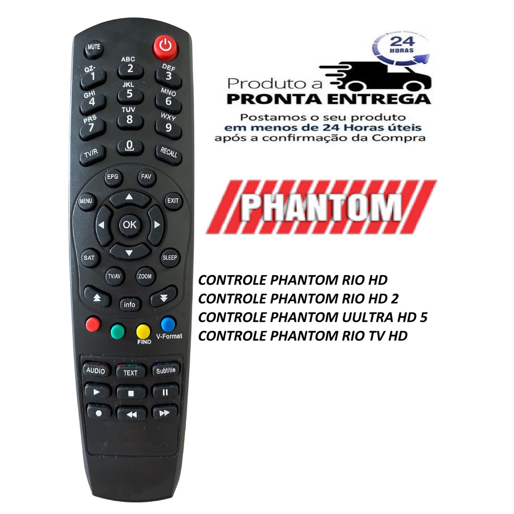Controle Phantom Ultra 5 hd pronta entrega + brinde | Shopee Brasil