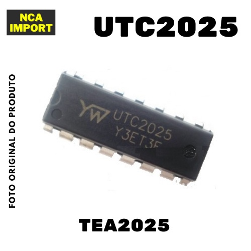 Circuito Integrado UTC2025 igual TEA2025 | Shopee Brasil