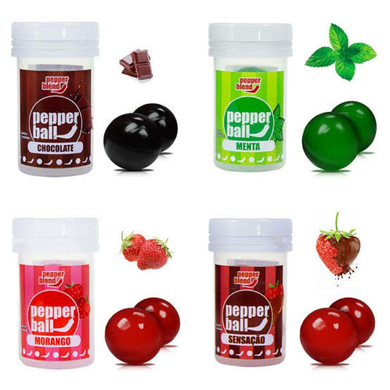 BOLINHAS PEPPER BALL(SABOROSAS) | Shopee Brasil