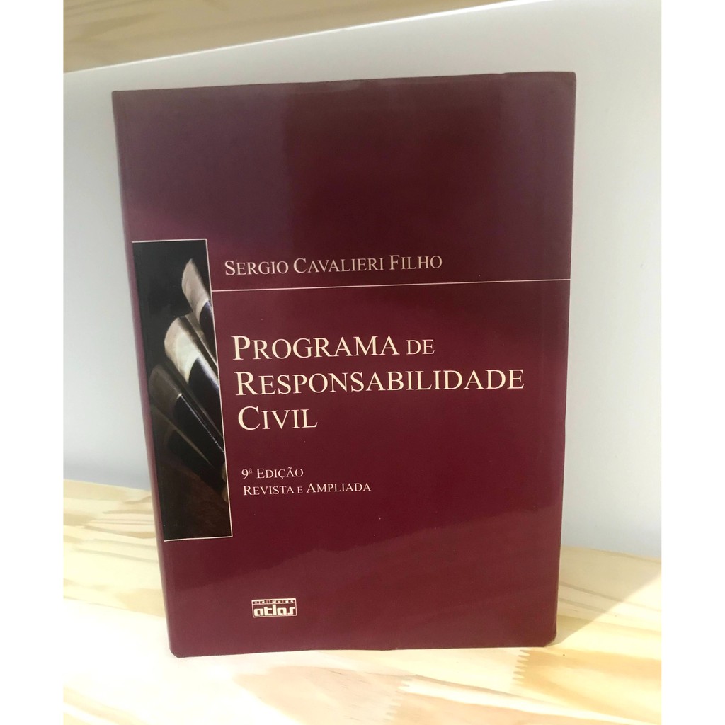 Livro Programa de Responsabilidade Civil - Sergio Cavaliere Filho (Seminovo) | Shopee Brasil