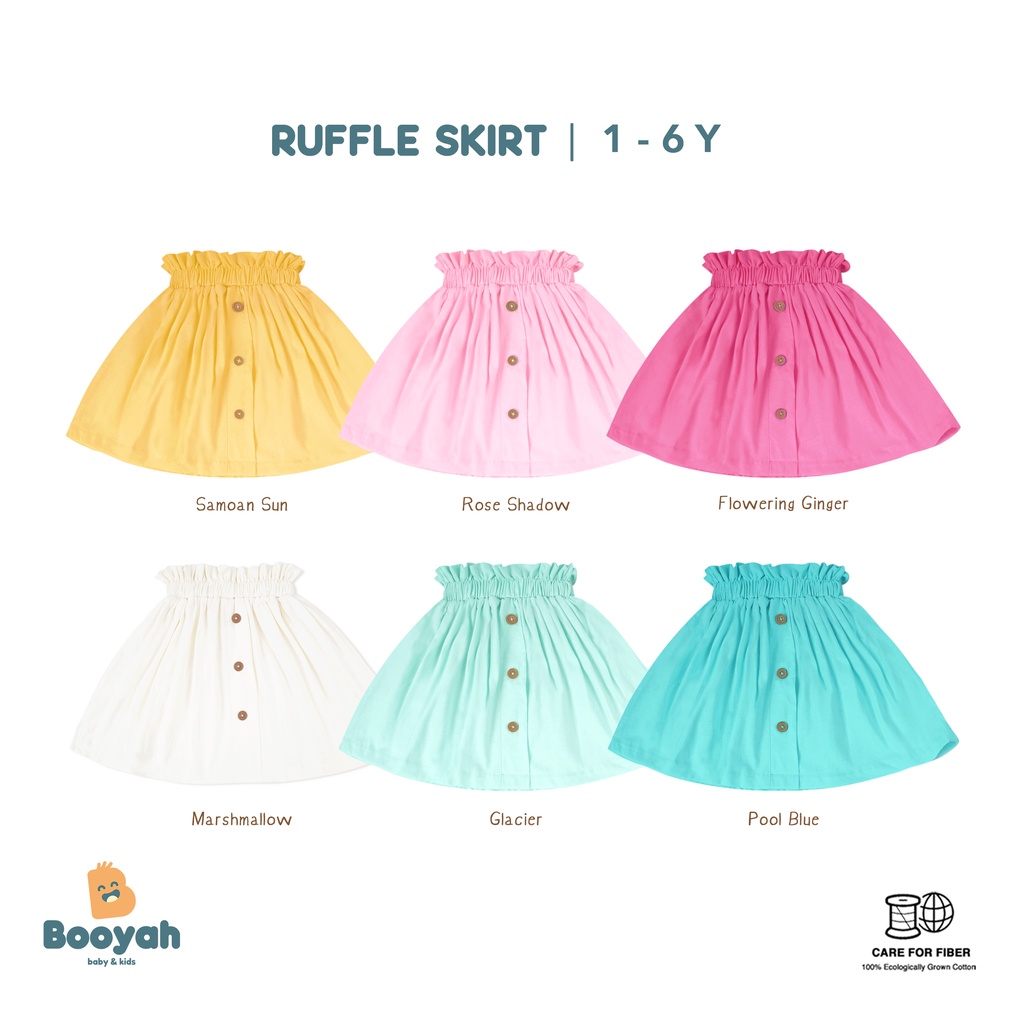 Booyah Baby & Kids-Saia Ruffle Feminina (1-6 Anos) | Shopee Brasil