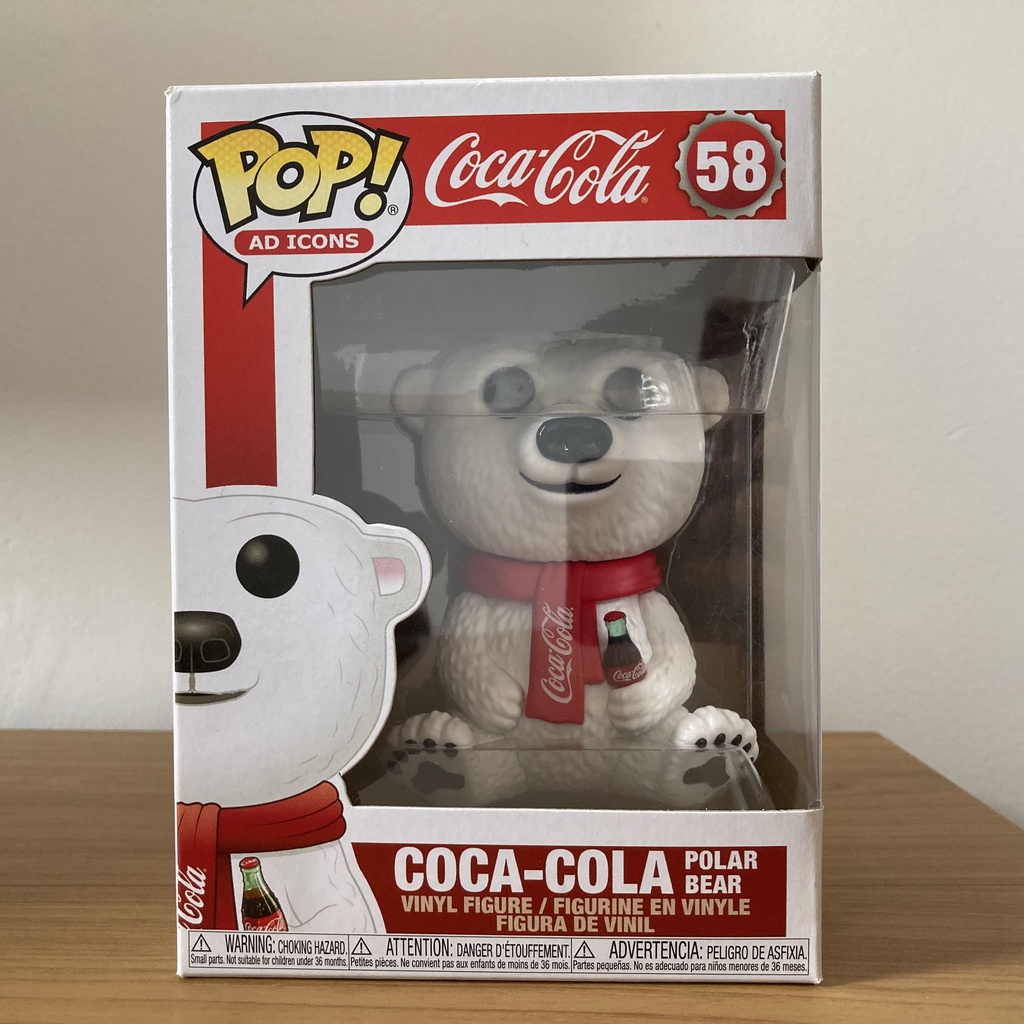 Funko Pop! Coca-Cola Polar Bear #58 | Shopee Brasil
