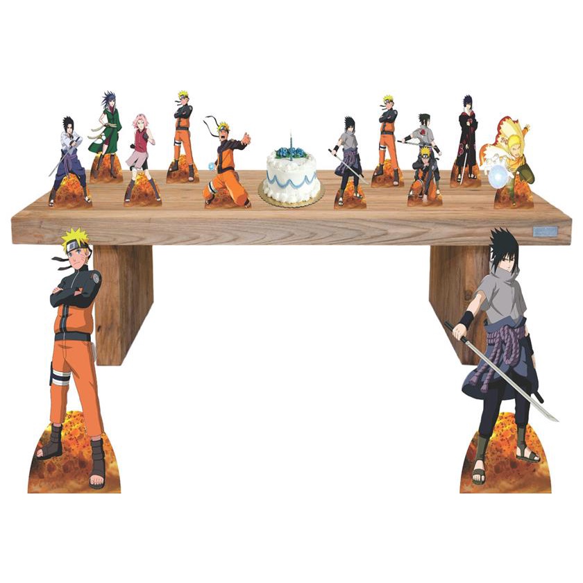 Naruto - Kit Display 8 De Mesa 2 De Chao - Para Decorar | Shopee Brasil