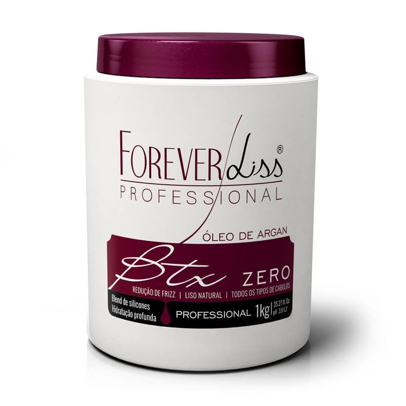 Forever Liss Botox Argan Oil Sem Formol 1kg Realinhamento Capilar ...