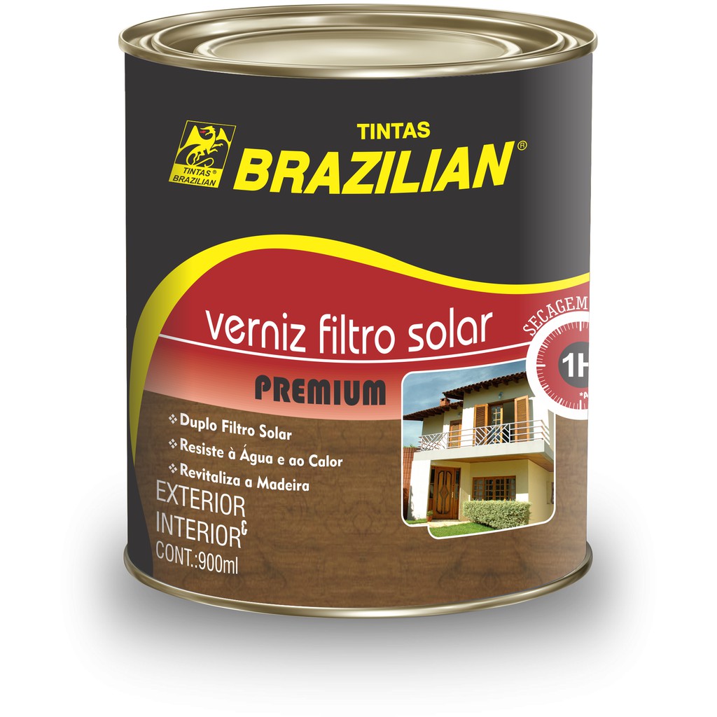 Verniz para Madeira 900ml Mogno / Imbuia / Incolor - Brazilian | Shopee ...