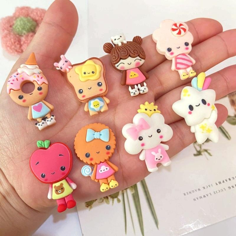 10 pieces of cartoon resin | Shopee Brasil