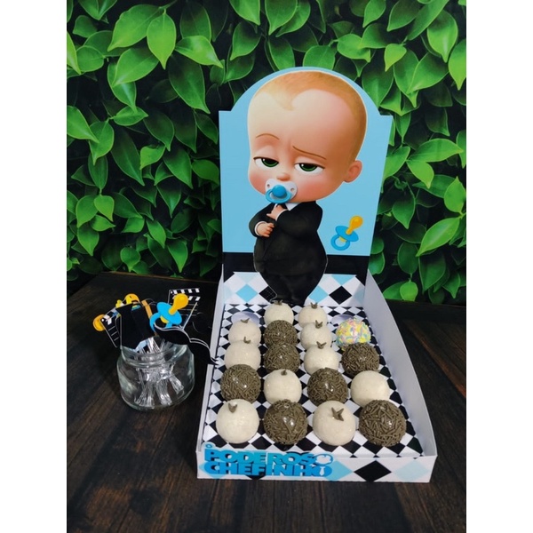 Bandeja de Doces Personalizada e Palitos para Doces Poderoso Chefinho ...