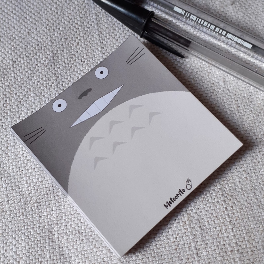 Bloco Totorão - Studio Ghibli | Bloco de notas | Memopad | Notepad ...