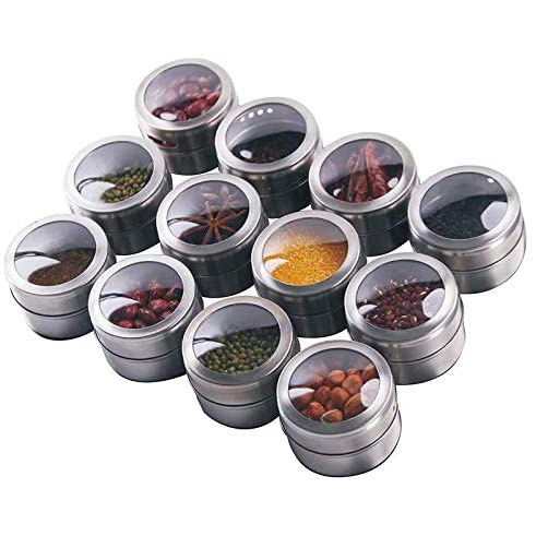 Kit Pote Porta Tempero Condimento Inox Magnetico Ima Geladeira | Shopee ...