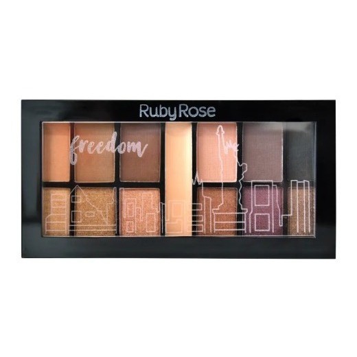Mini Paleta De Sombra Freedom - Ruby Rose | Shopee Brasil