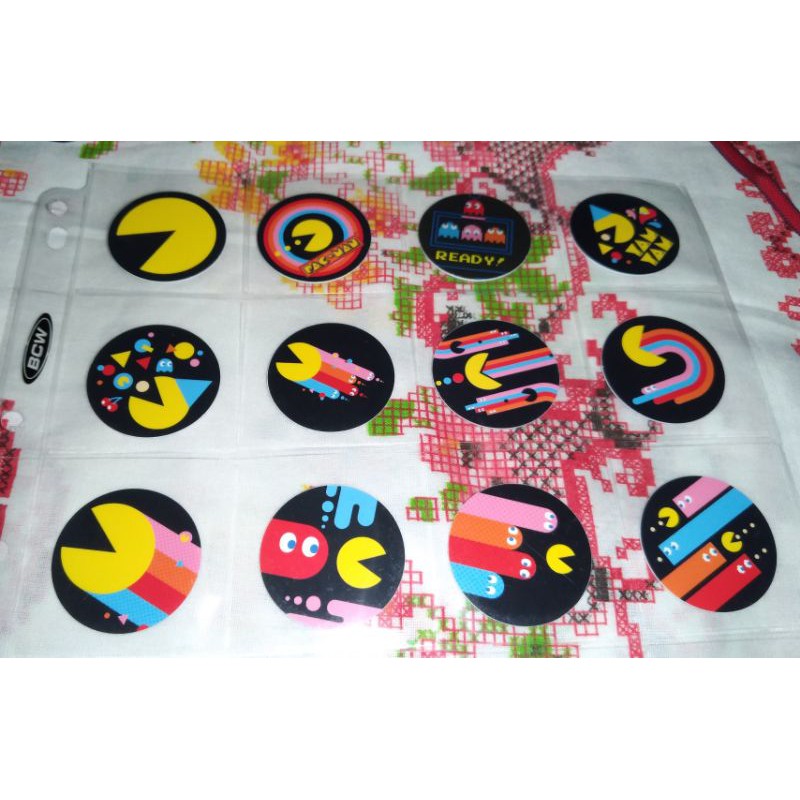 Coleção Completa Tazos PacMan + Folhas BCW | Shopee Brasil