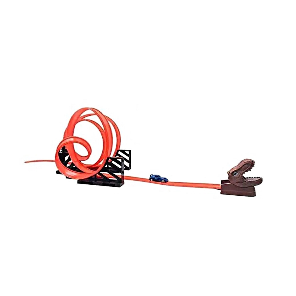 Pista de Carrinho Infantil de brinquedo Dinossauro com loop e carrinho ...