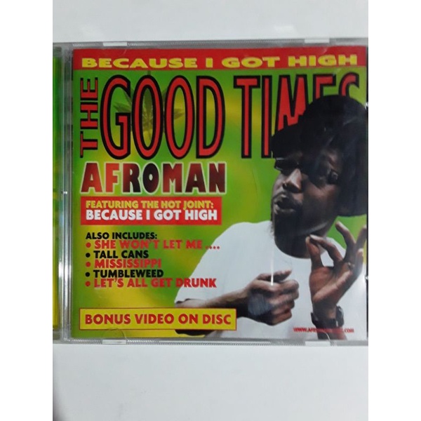 Cd Afroman - The Food Times - Because I Fot High - Made In Brasil ...
