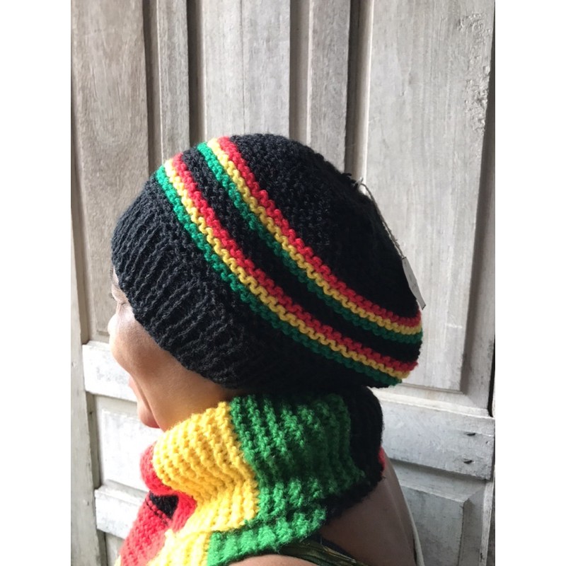 Touca do reggae/ Gorro de Lã/ Rastafari/ Artesanal/ Gorro do reggae ...