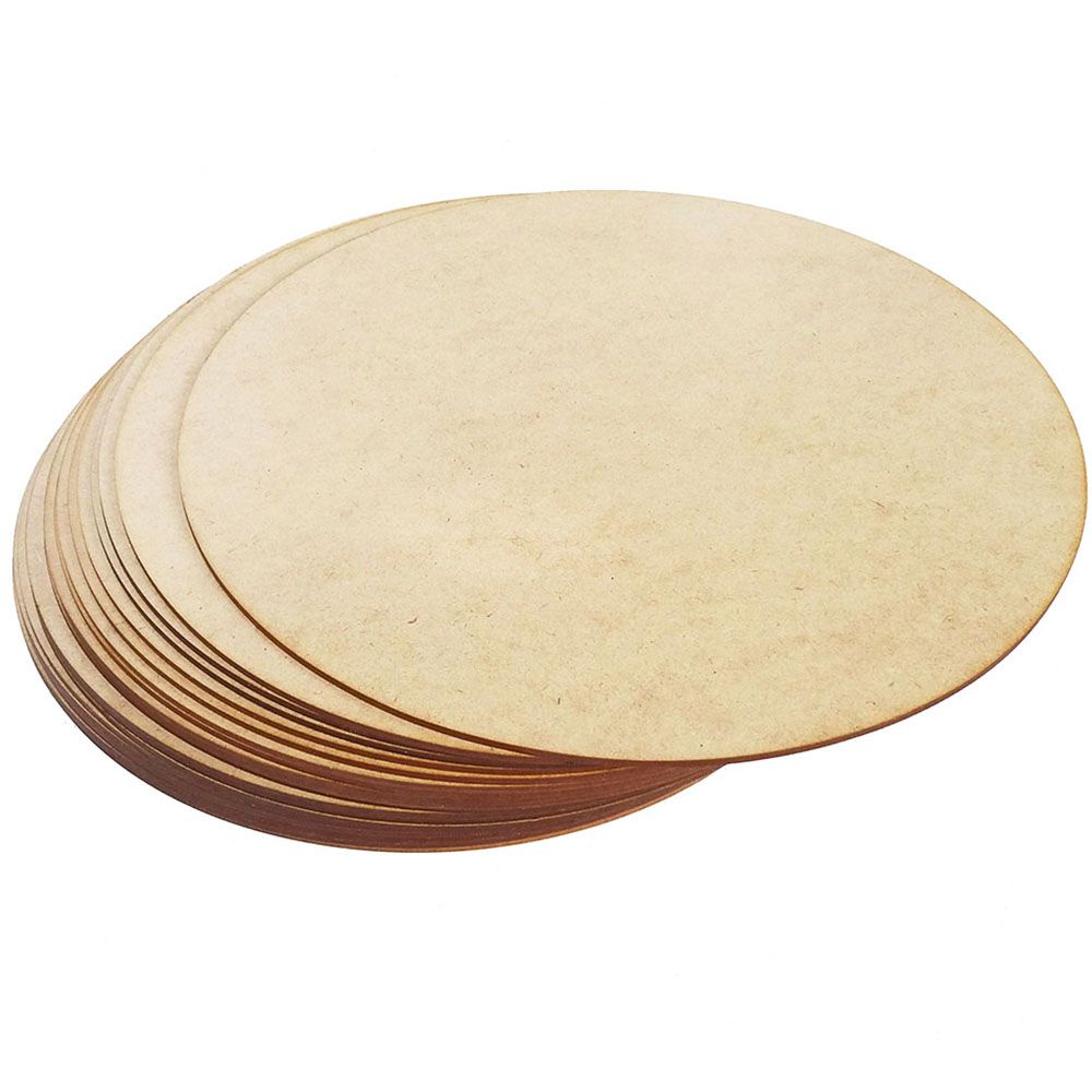 10 Sousplat em MDF cru 35cm de diâmetro e 3MM de espessura (suplat ...