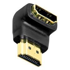 Adaptador HDMI 90 Graus Em L Formato Slim Femea x Macho Gold | Shopee Brasil