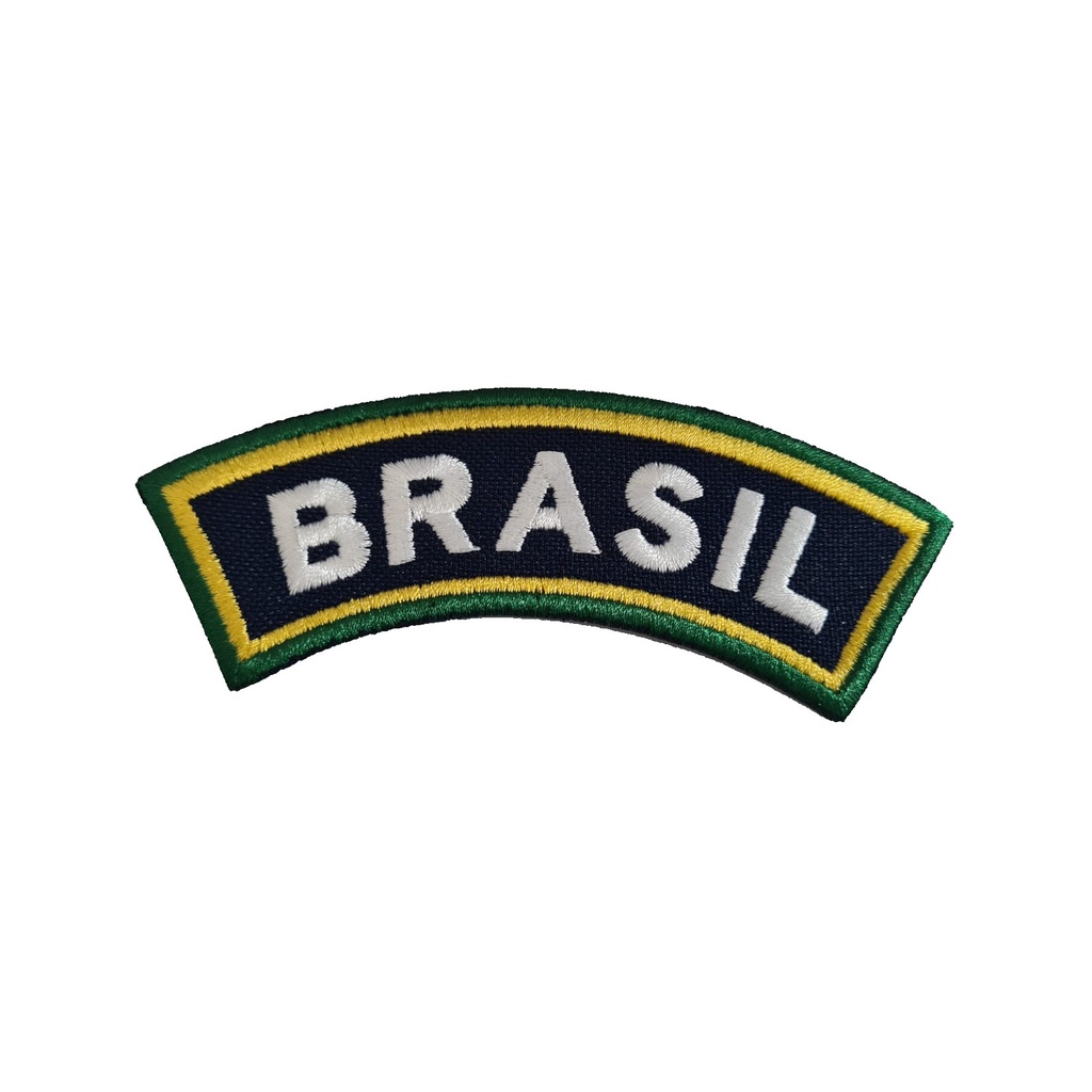 Patch Bordado Meia Lua Brasil | Shopee Brasil