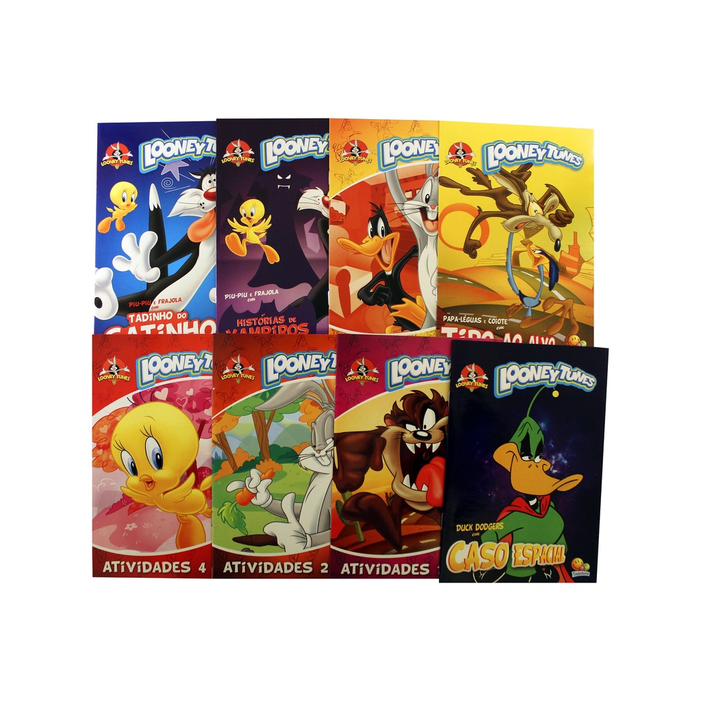 Looney Tunes - Kit Com 8 Livros - Leitura E Atividades | Shopee Brasil