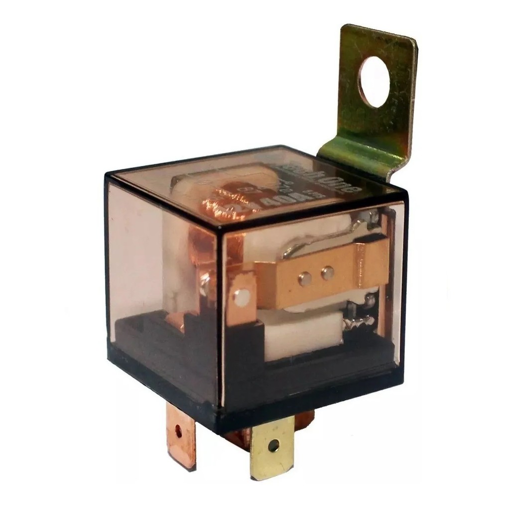 Rele 4 Terminais 12V 40A Com Suporte Tech One | Shopee Brasil