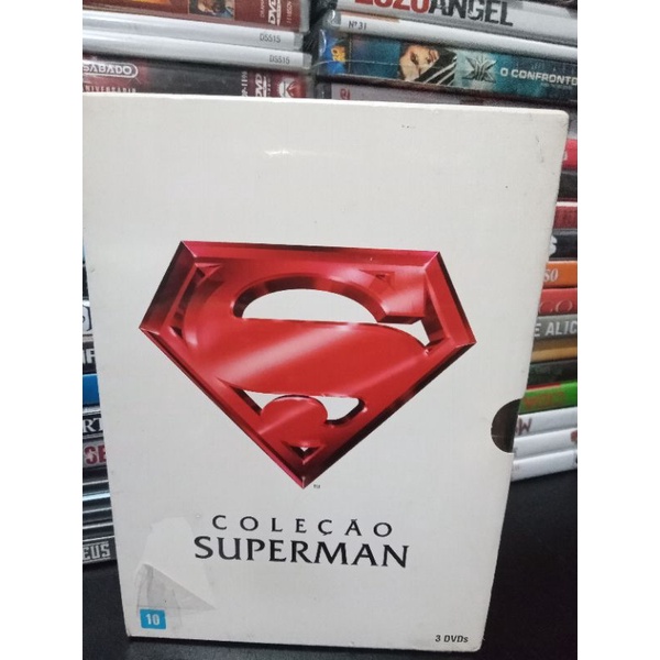 box 3 dvds Superman coleção lacrado de fabrica original | Shopee Brasil