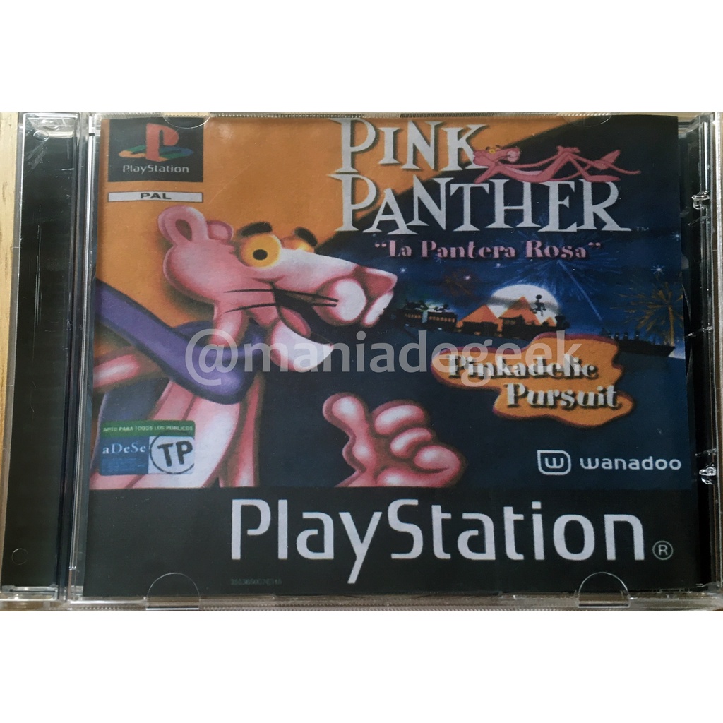 Jogo Pink Panther (A Pantera cor de Rosa) de Play 1 PsOne | Shopee Brasil