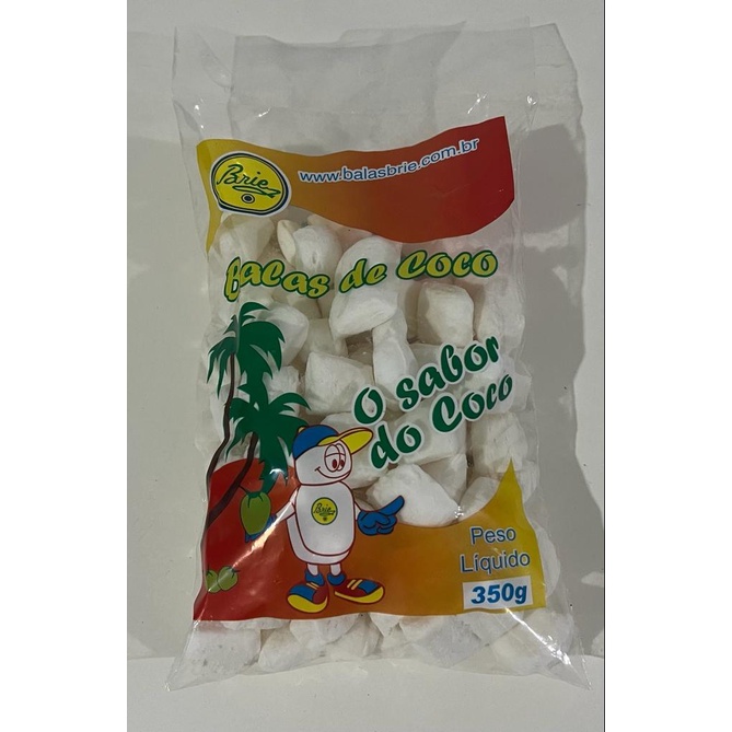 Bala de Coco 350g - 600g - 1Kg - BRIE | Shopee Brasil