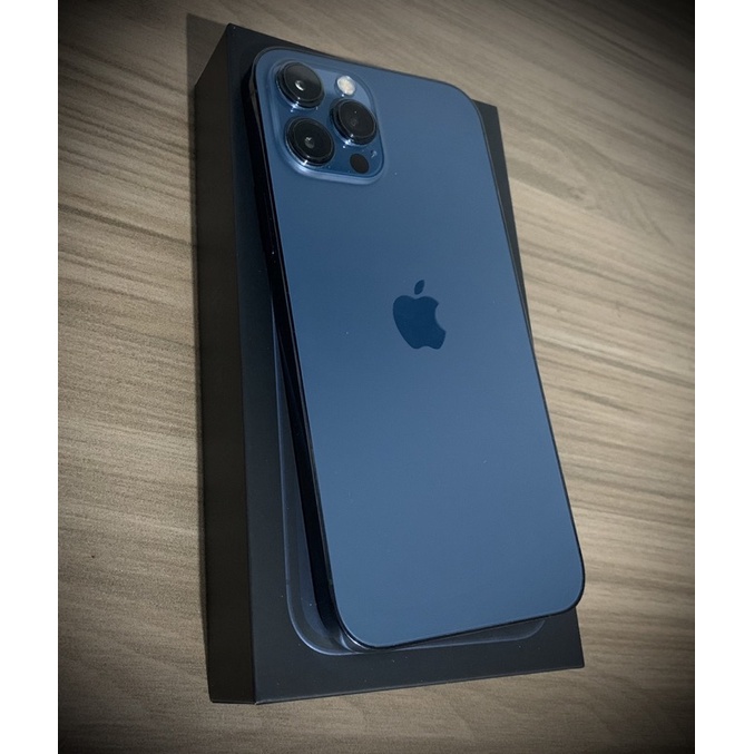 Apple iPhone 12 PRO MAX 512Gb Azul Pacífico Novíssimo | Shopee Brasil