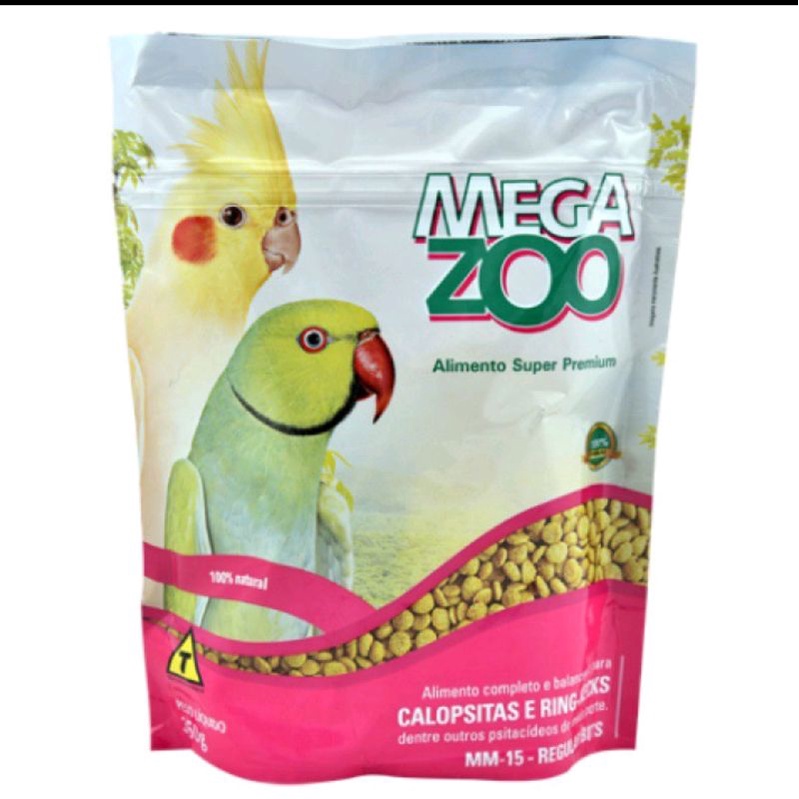 Mega Zoo Extrusada Calopsitas E Ring Necks - 350 G | Shopee Brasil Mega Zoo Extrusada Calopsitas E Ring Necks - 350 G | Shopee Brasil