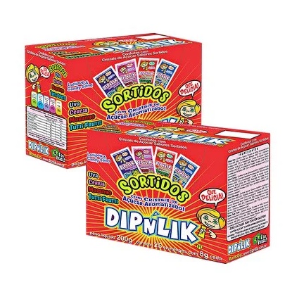 Pirulito Dipnlik 25 unidades explode na boca lembrancinha aniversario ...