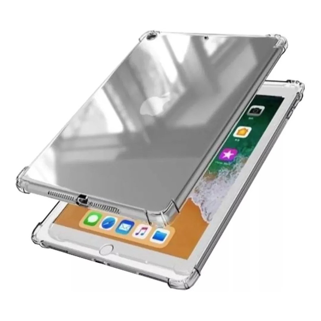 Capa Tpu Transparente Antishock + Pelicula De Vidro Para iPad Mini 2/3 ...