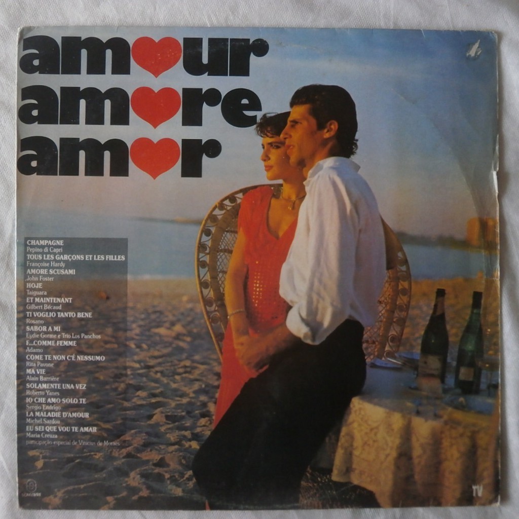 Lp Amour Amore Amor 1987, Disco De Vinil Romanticas | Shopee Brasil