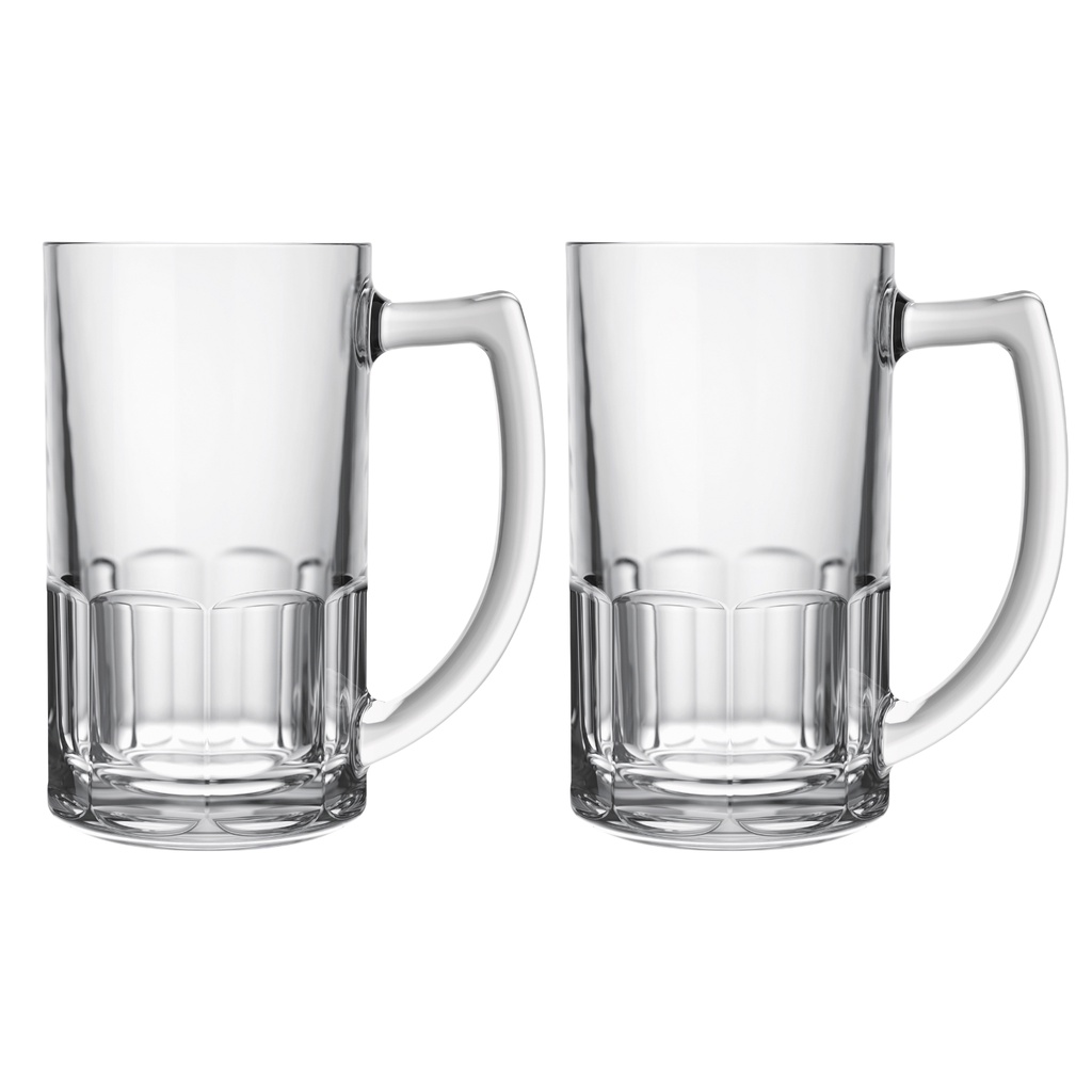 Jogo de Caneca Chopp Cerveja 340ml Kit 2 Unidades | Shopee Brasil