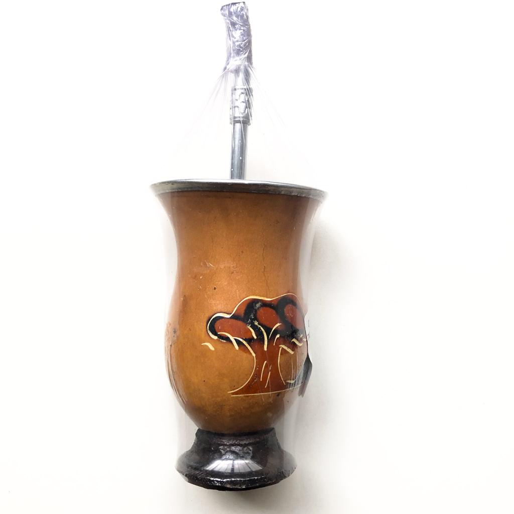 Cuia Para Chimarrao Taça Mini C/ Bomba | Shopee Brasil