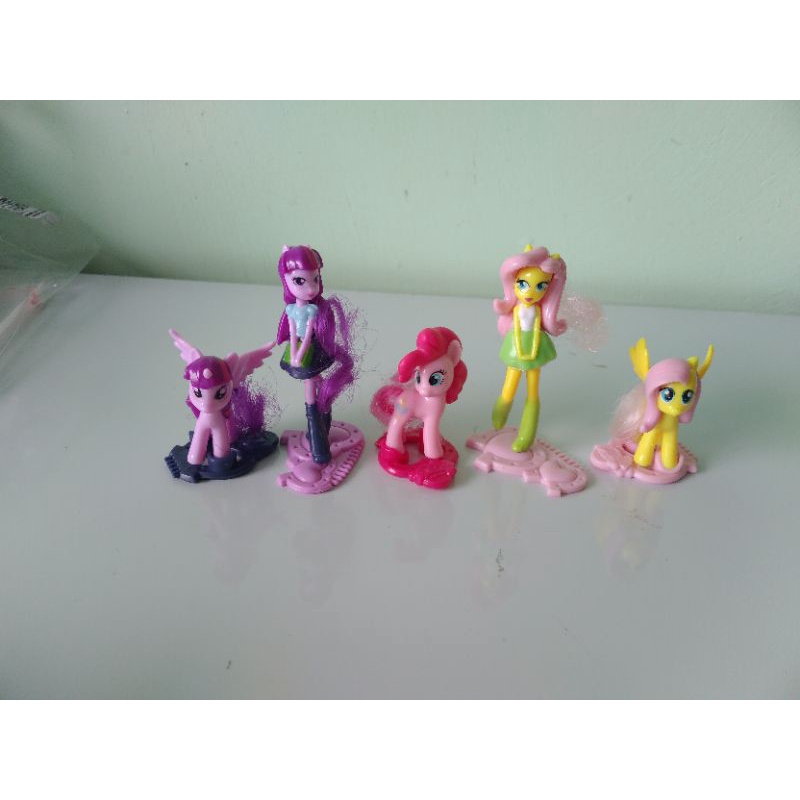 miniaturas de kinder My Little Pony. | Shopee Brasil