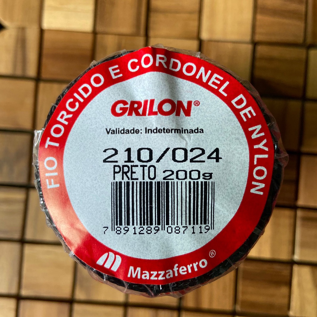 LINHA / Fio Torcido Grilon Preto 210/24 | Shopee Brasil